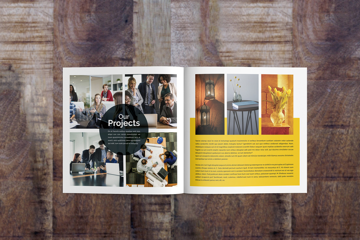 Creative Corporate Catalogue Design, a Magazine Template by litoondev