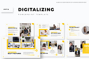 Digitalizing - Powerpoint Template, a Presentation Template by AQR Studio