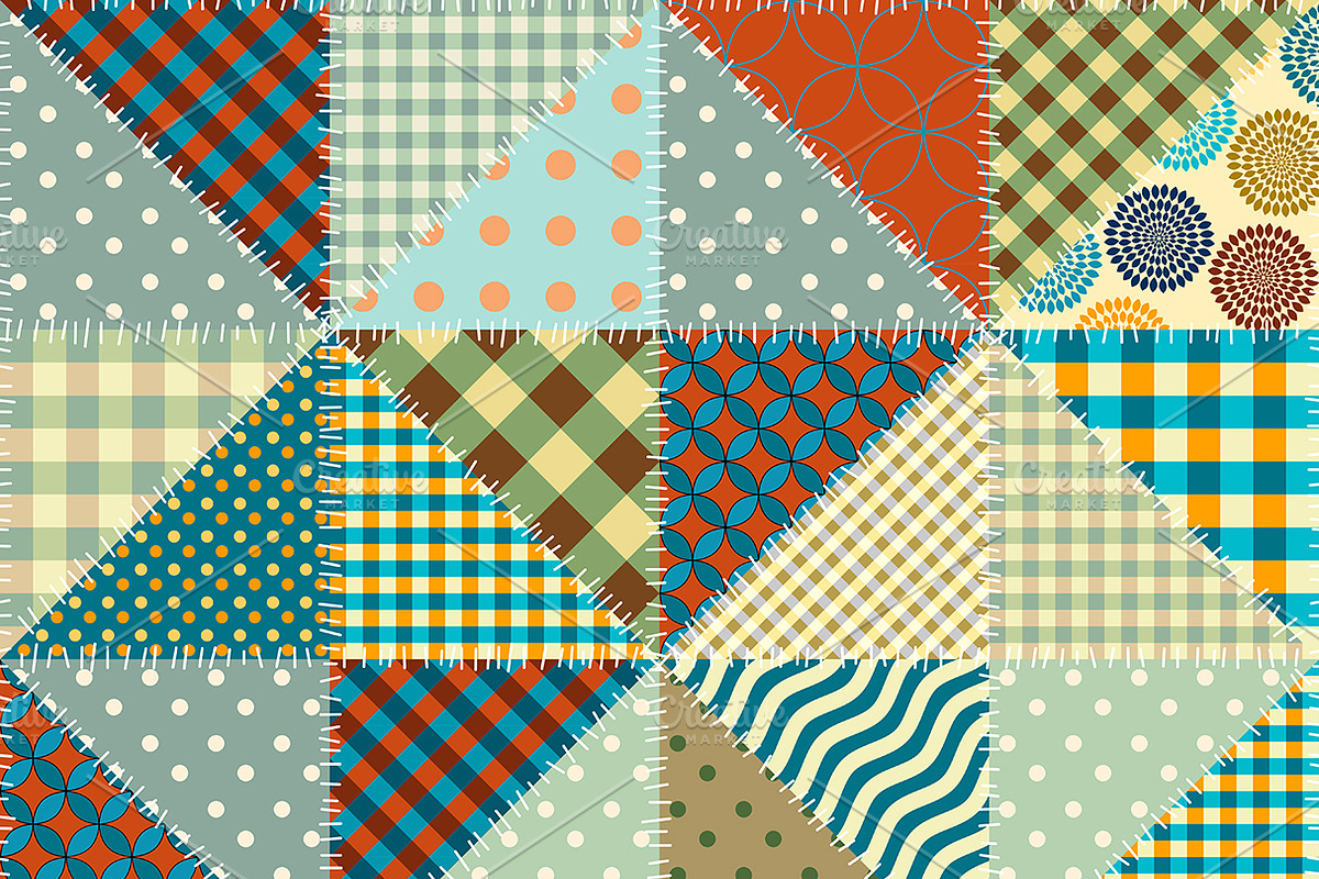 Quilting design background.