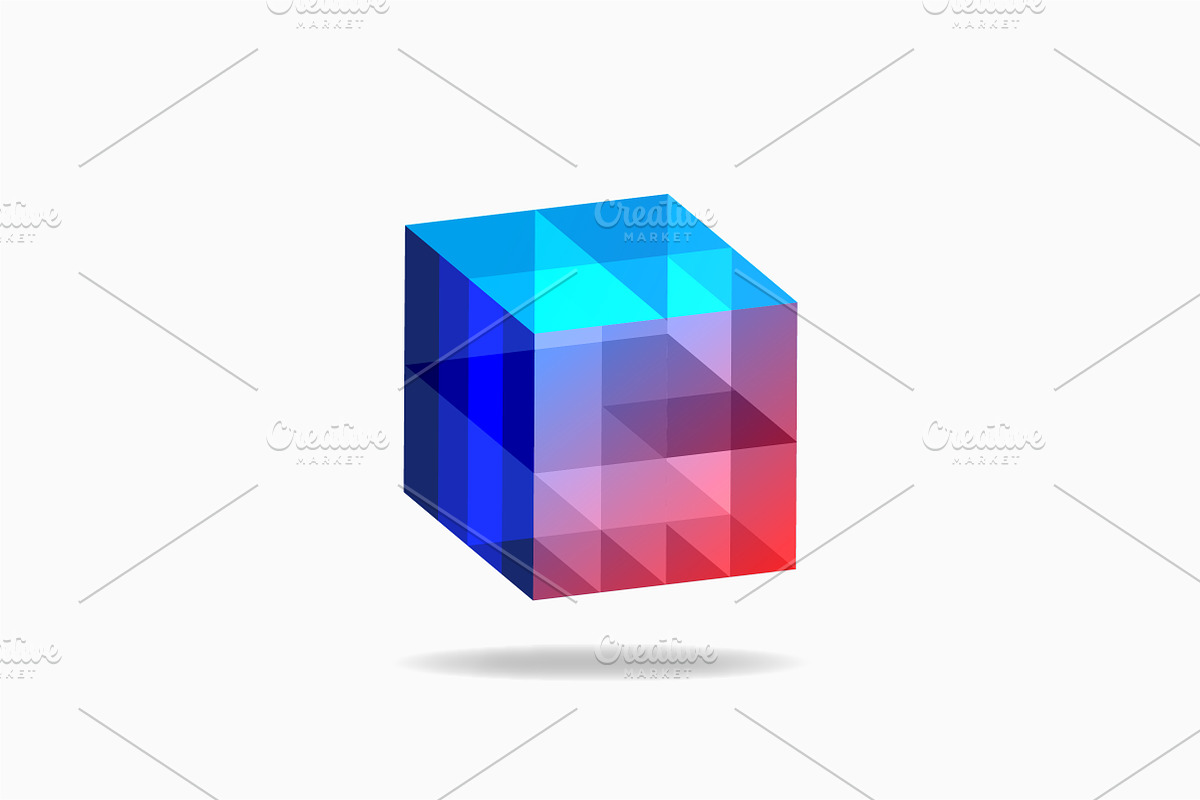 Cube 3D Logo, a Branding & Logo Template by Creativa