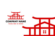 house temple logo, a Branding & Logo Template by vastard