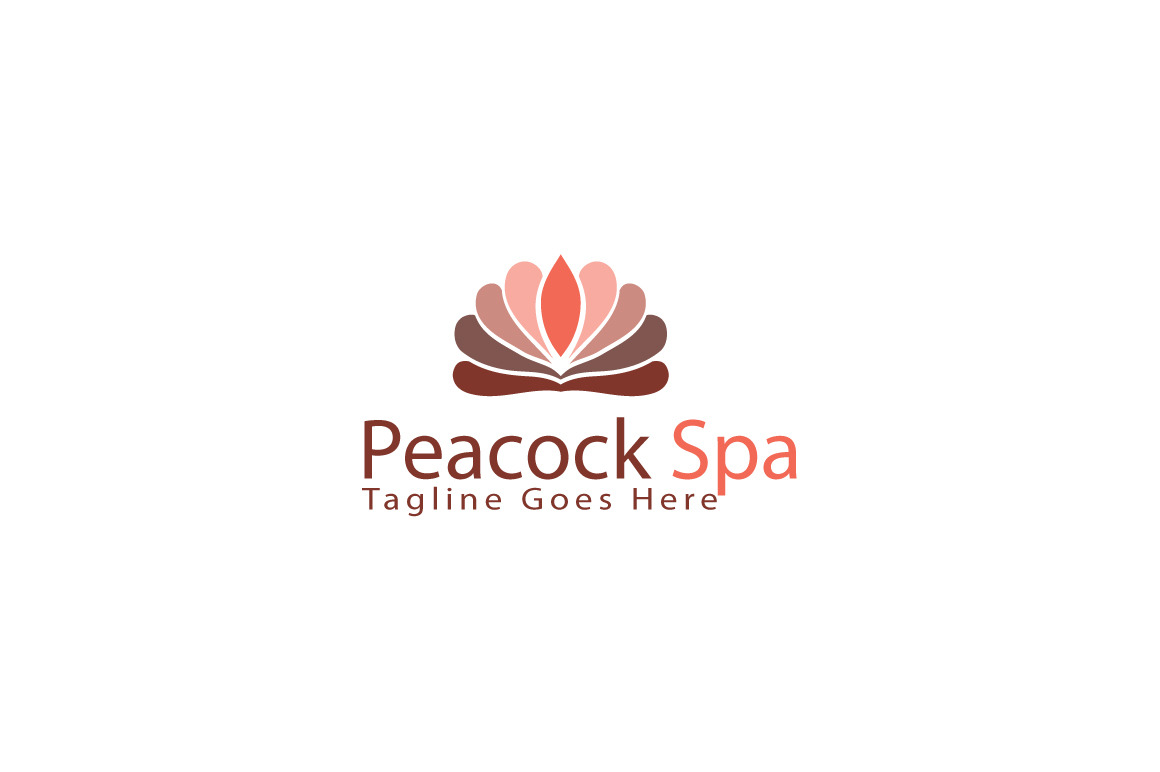 Peacock Spa Logo Template, a Branding & Logo Template by Logo20