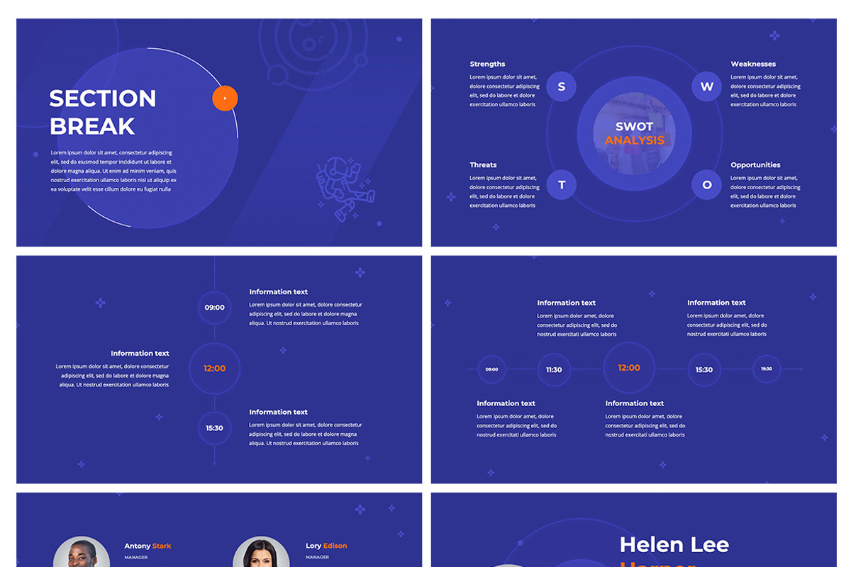 Startup Theme for PowerPoint, a Presentation Template by HiSlide.io