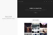 Teller - Minimal/Responsive WP Theme, a WordPress Template by KS Designing