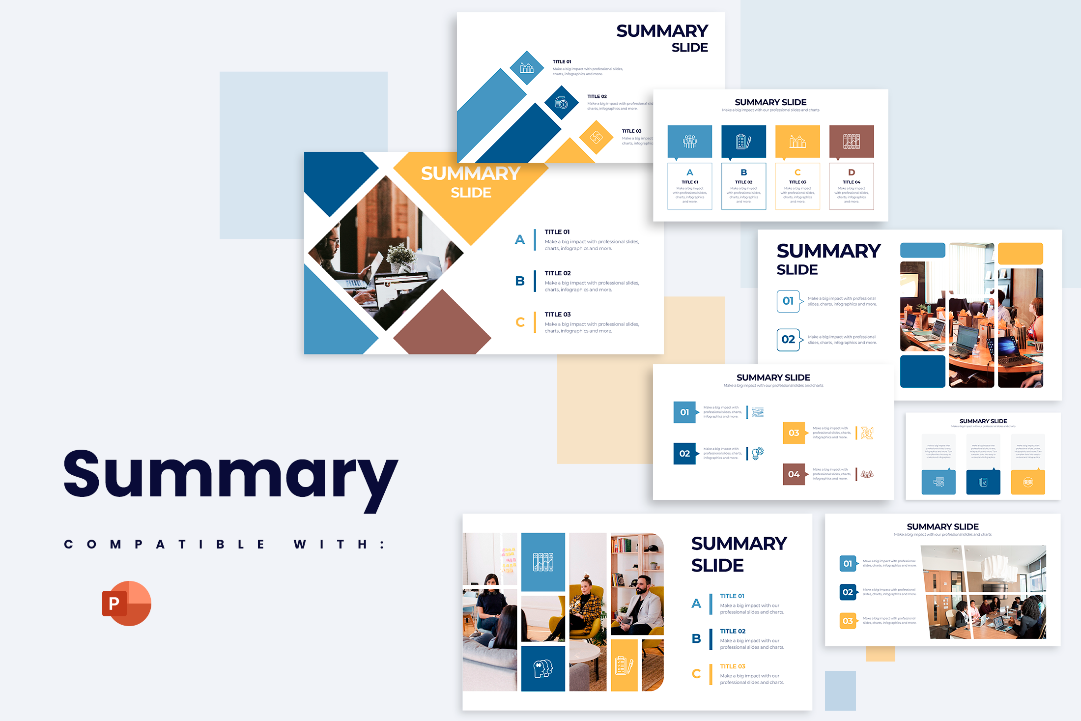 Summary Powerpoint Templates, a Presentation Template by Slidesmash
