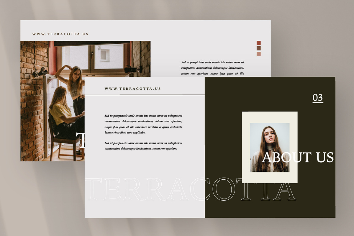 Terracotta Google Slide Presentation, a Presentation Template by ...
