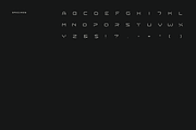 Rebbo Futuristic Tech Font, a Font by baqoos