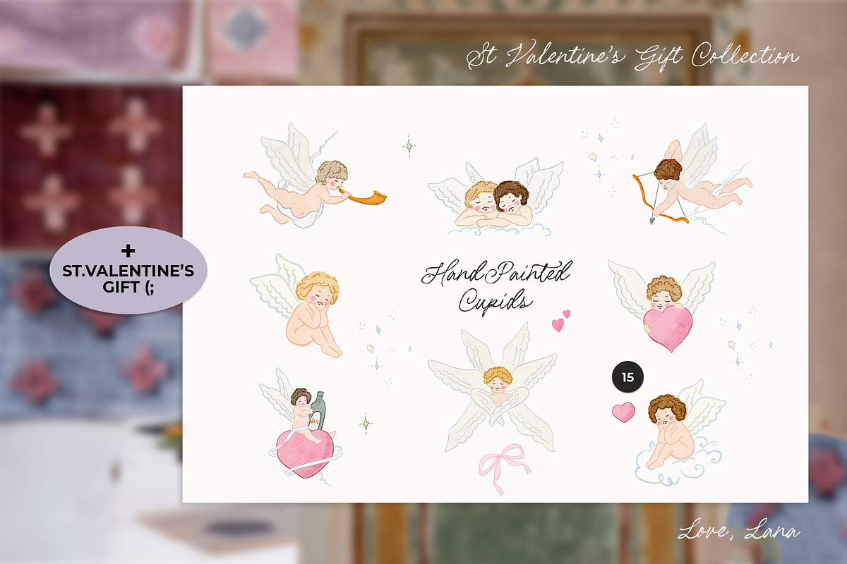 Hand-Painted Whimsical Wedding Icons