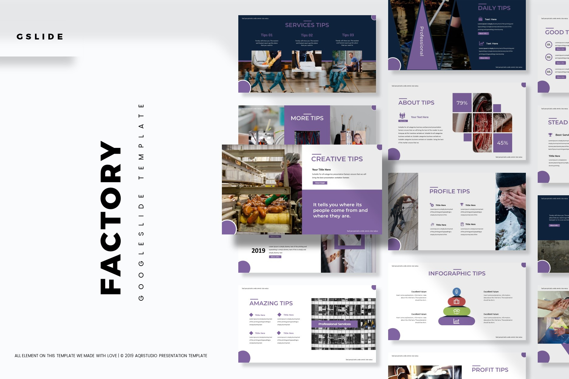 Factory - Google Slides Template, a Presentation Template by AQR Studio