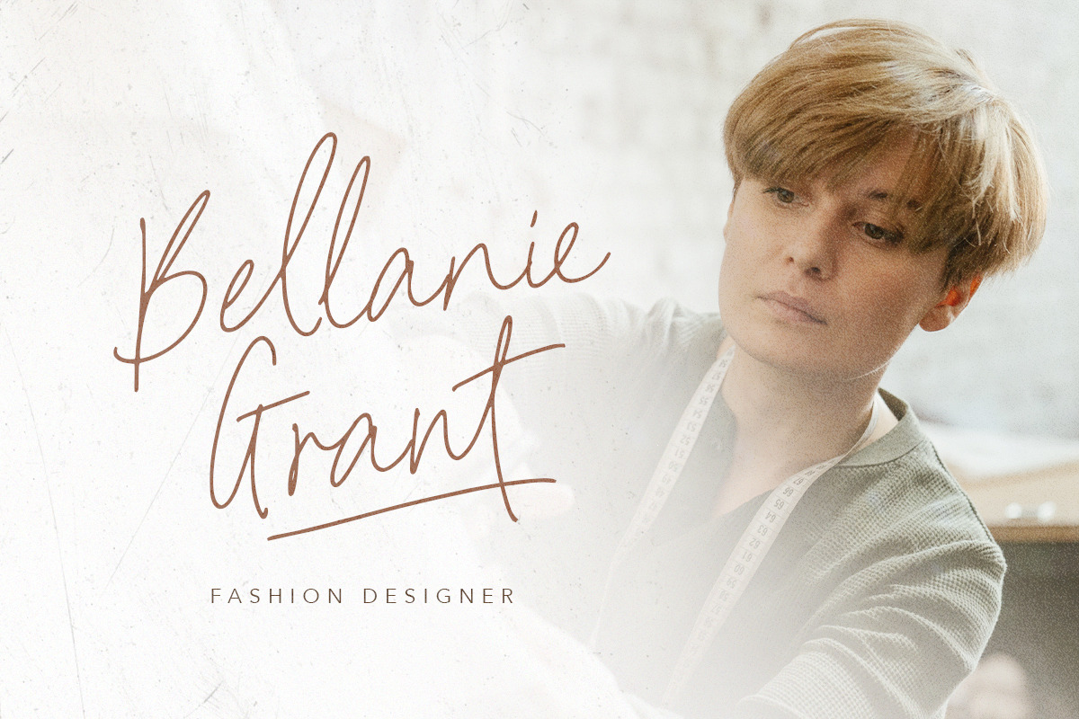 Kelly Blossom - Ligature Script, a Script Font by Sarid Ezra