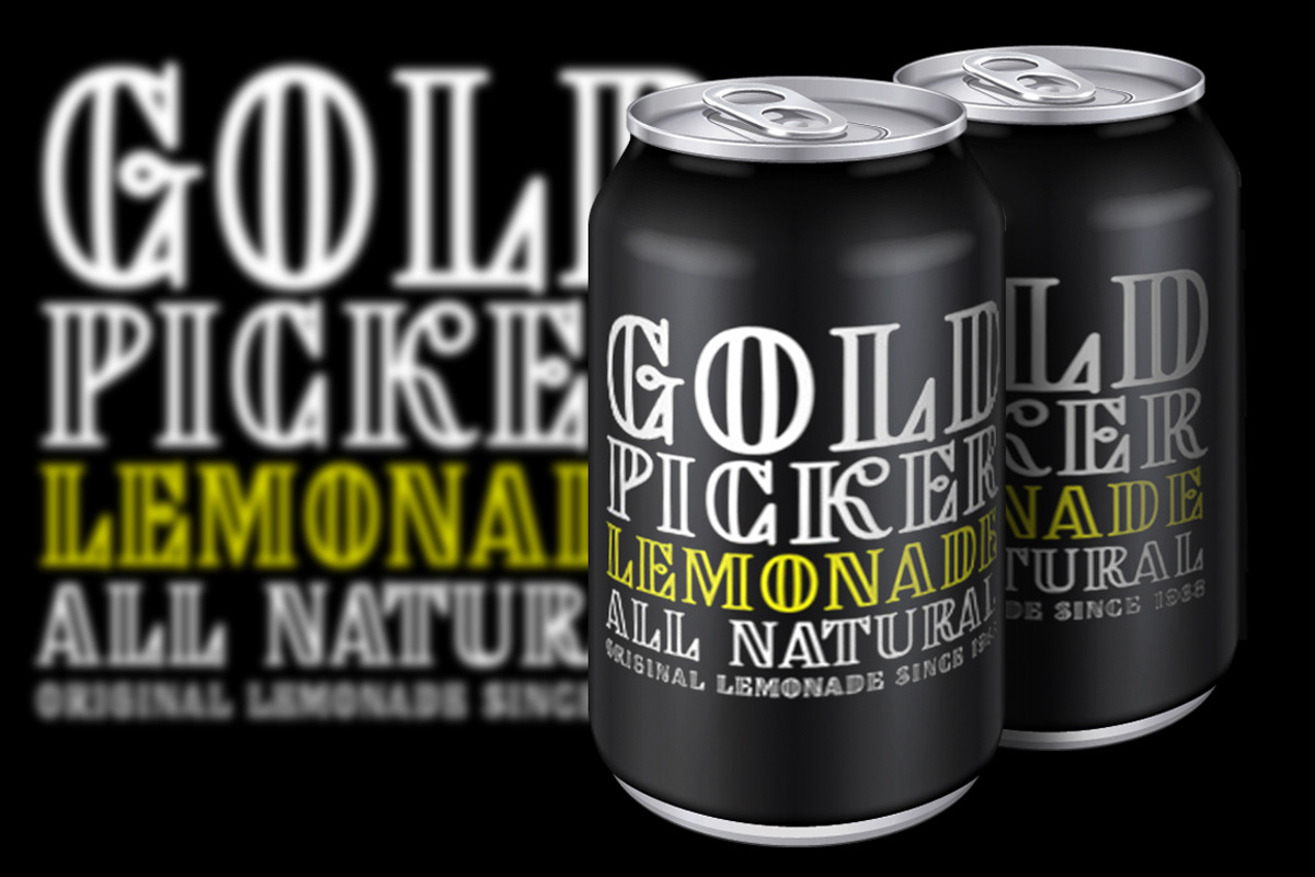 Goldpicker Line, a Font by TypeFaith Fonts