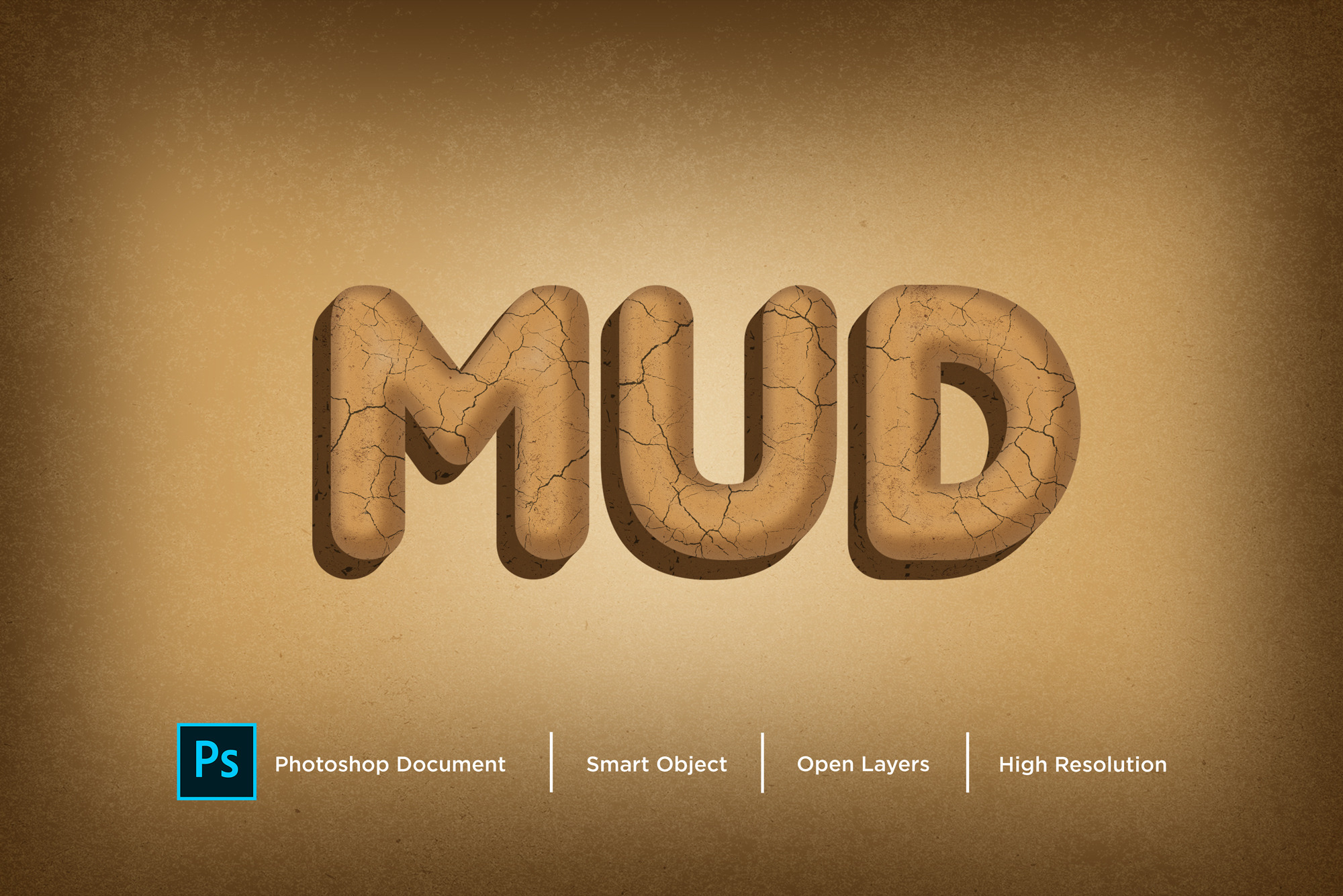 Mud Text Effect & Layer Style, a Layer Style Add-On by shahsoft
