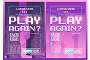 Play again pixel art poster for, a Food Illustration by art PVP - market