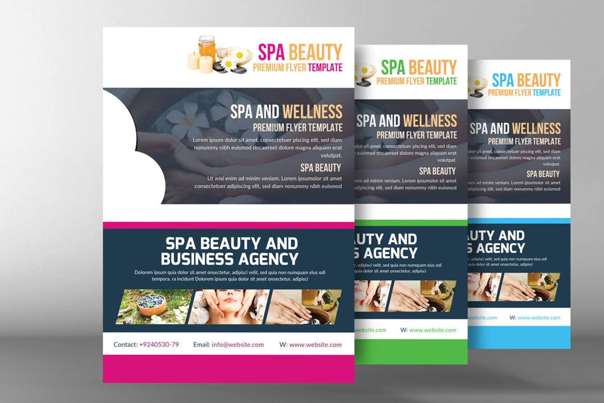 Day Spa And Resort Flyer Template, a Flyer Template by graphicforest