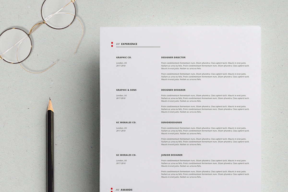 Swiss Resume Template, a Resume Template by Nina Shaw