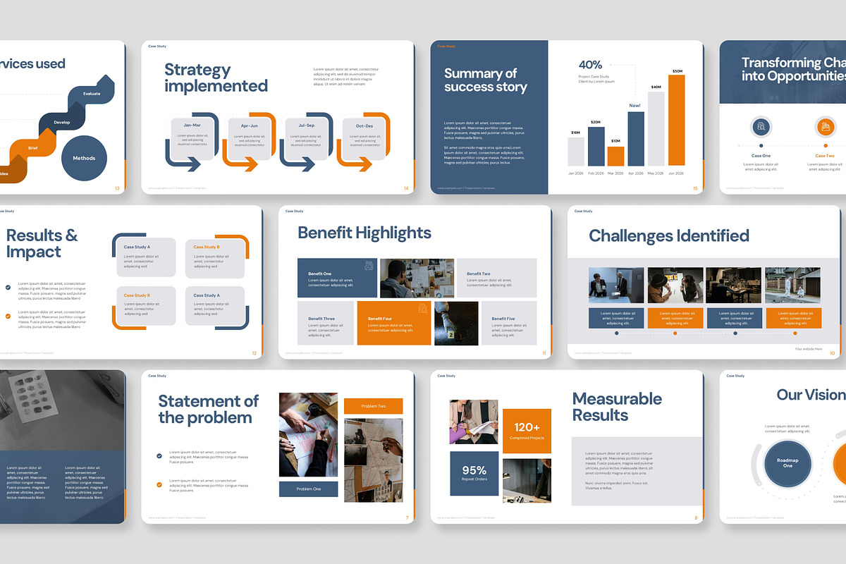 Case Study PowerPoint Presentation, a Presentation Template by Premast
