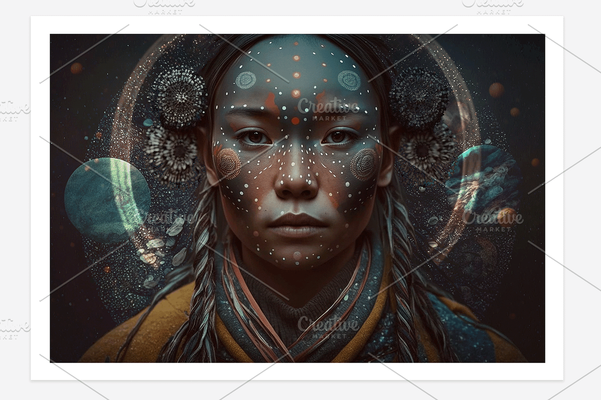 Mawo Collection · Cosmic Connection, a Person Illustration by milatovar