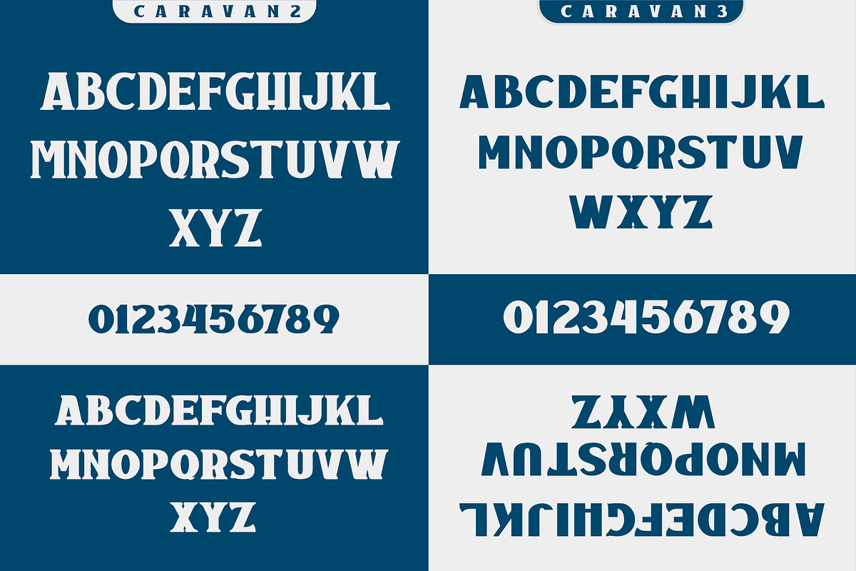 Caravan - Display Font, a Sans Serif Font by Khoir