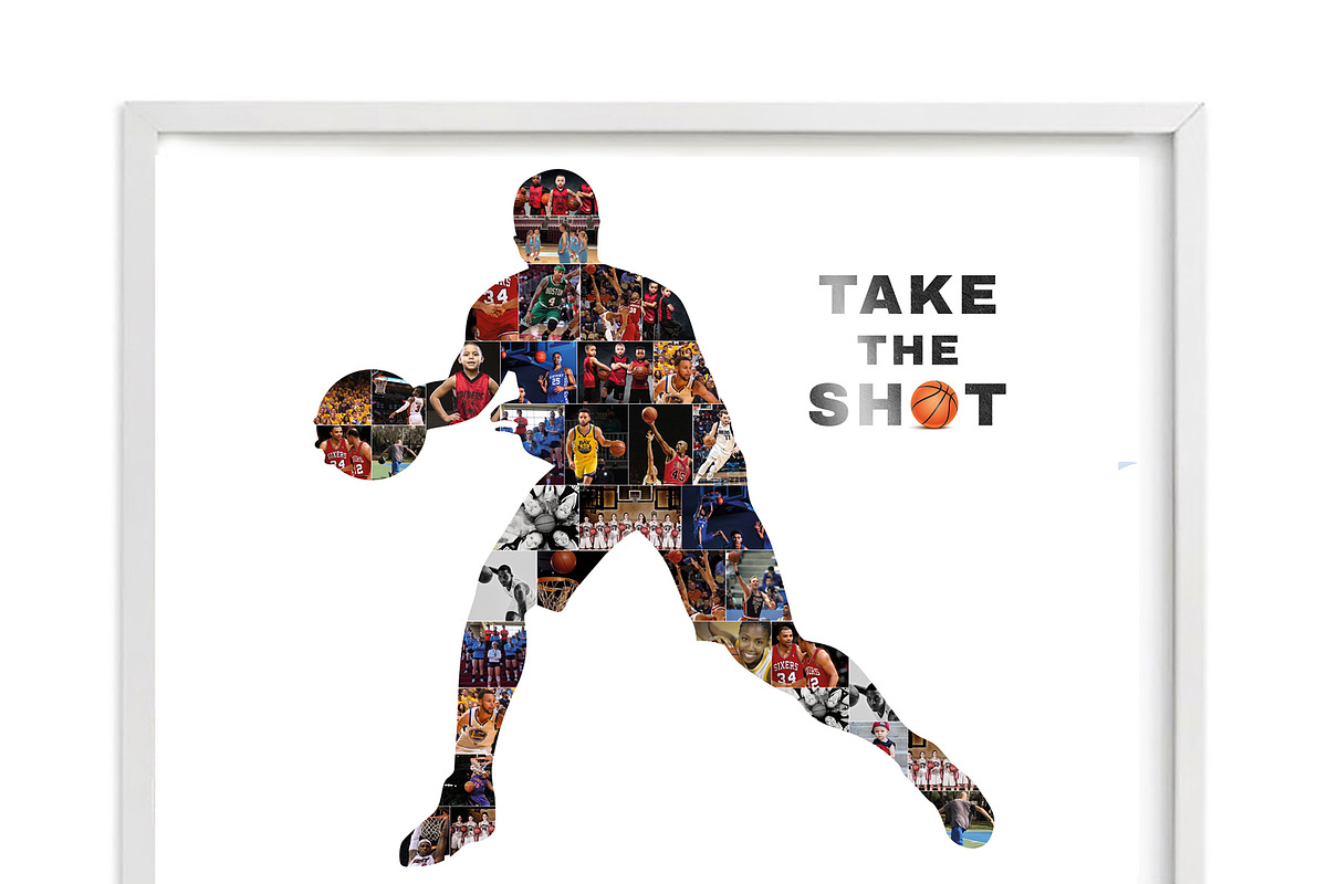 Basketball player Photo Collage, a Templates & Theme by AIW SOLUTIONS