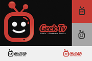 Geek TV logo, a Branding & Logo Template by AlfianBrand