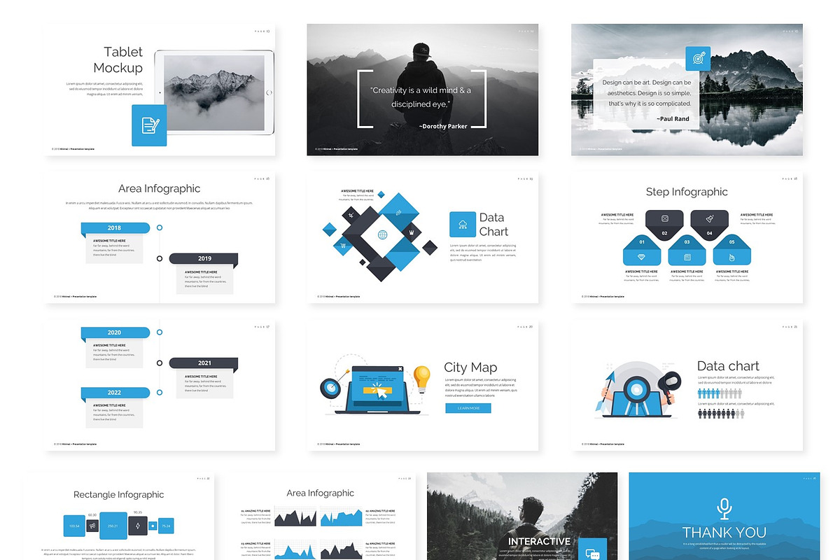 Mountain - Google Slides Template, a Presentation Template by AQR Studio