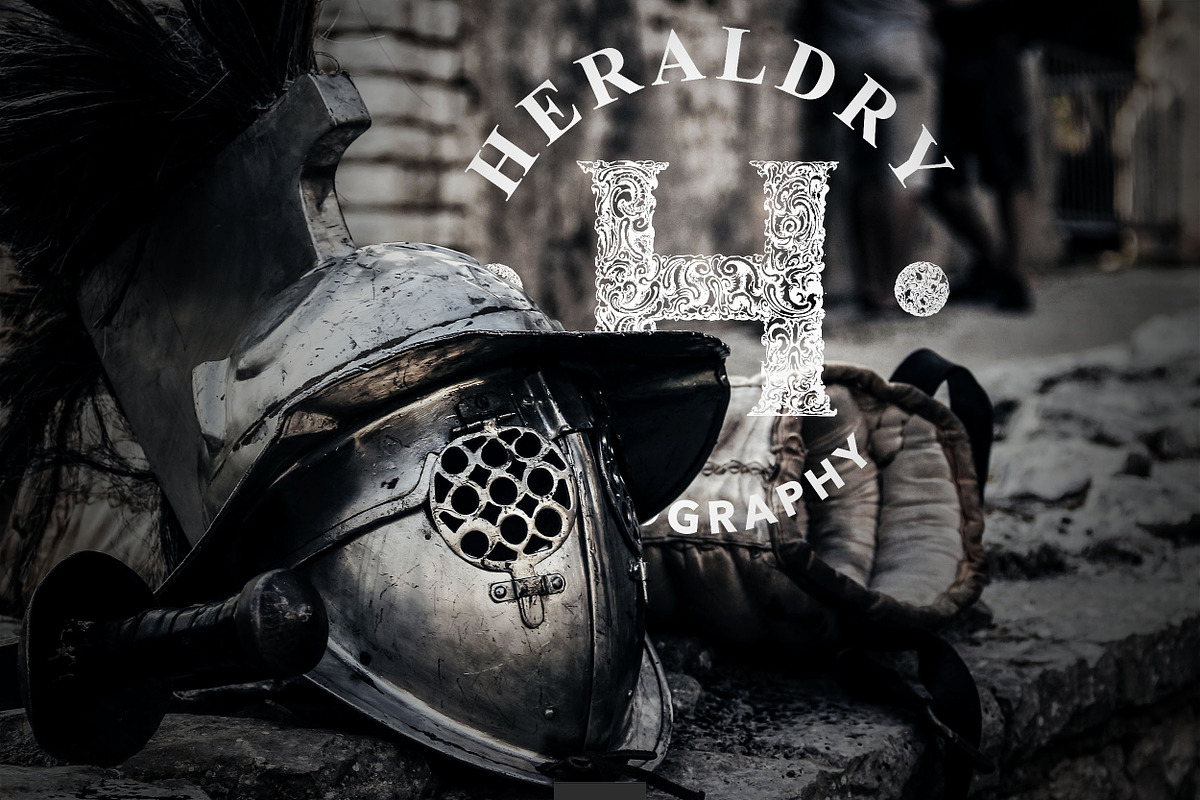 HERALDRY - Typography Set, a Symbol Font by AndrewPixel
