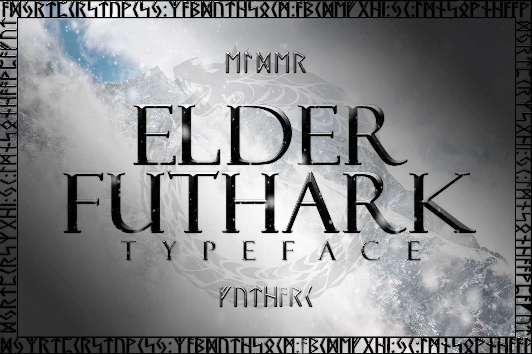 Norse Elder Futhark Typeface, a Symbol Font by Dene Studios