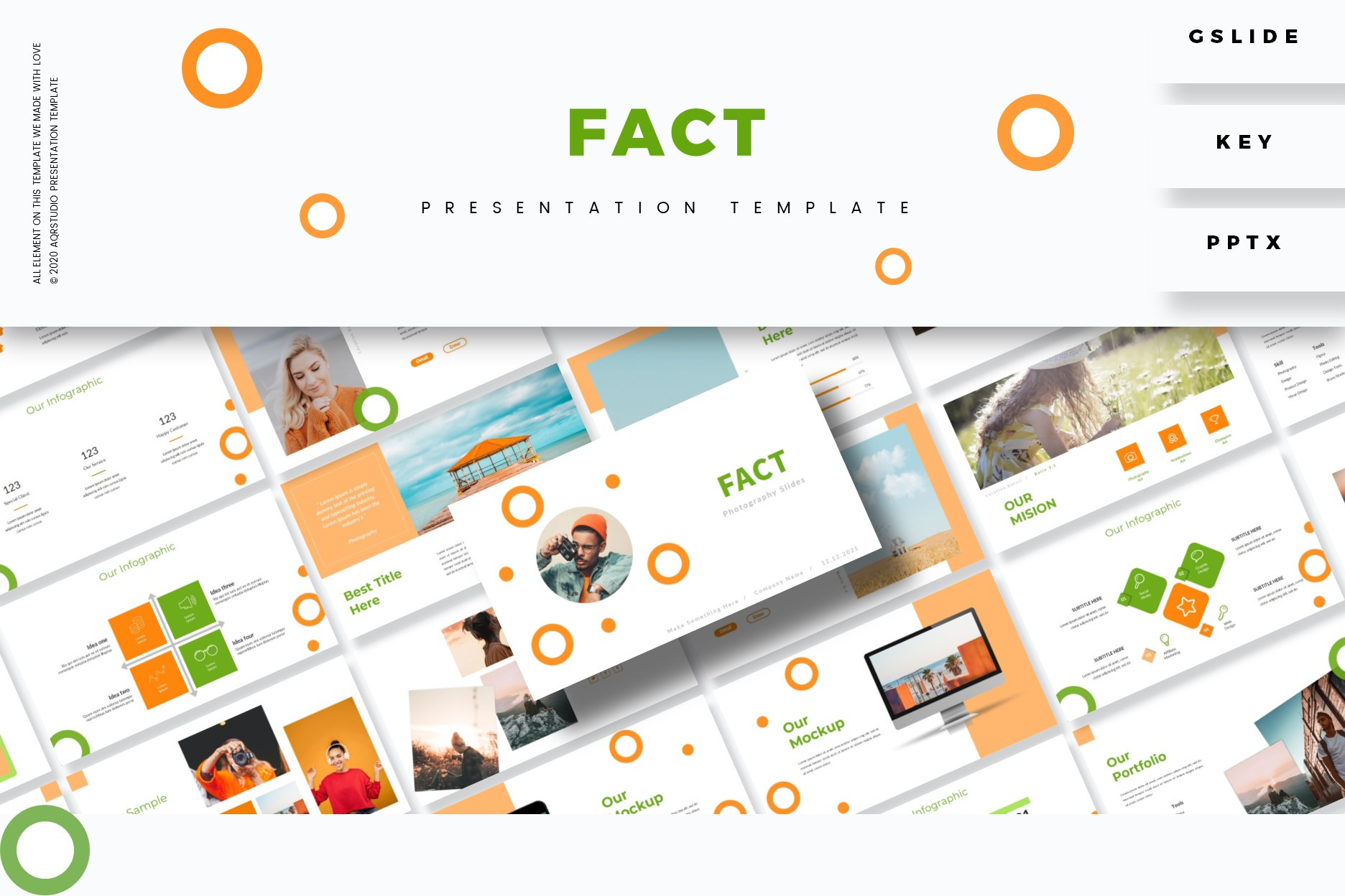 Fact - Presentation Template, a Presentation Template by AQR Studio