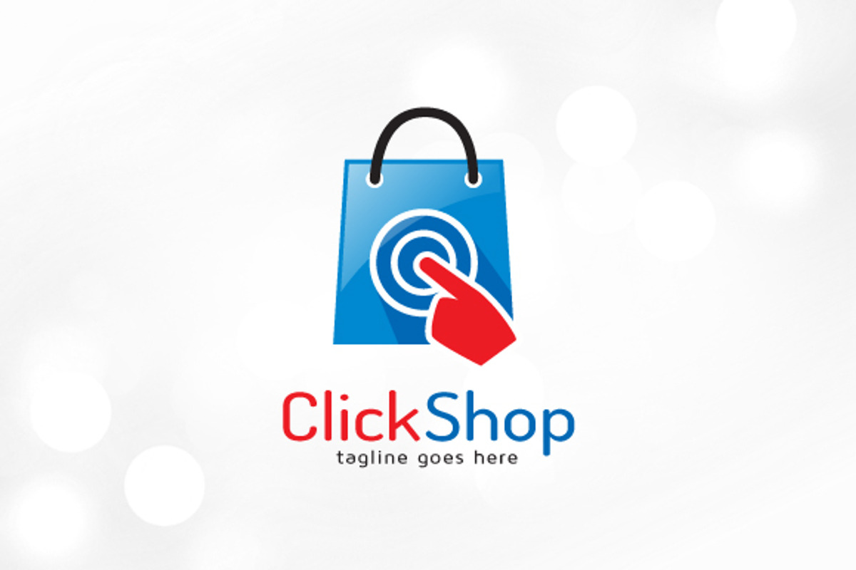 Click Shop Logo Template, a Branding & Logo Template by gunaonedesign