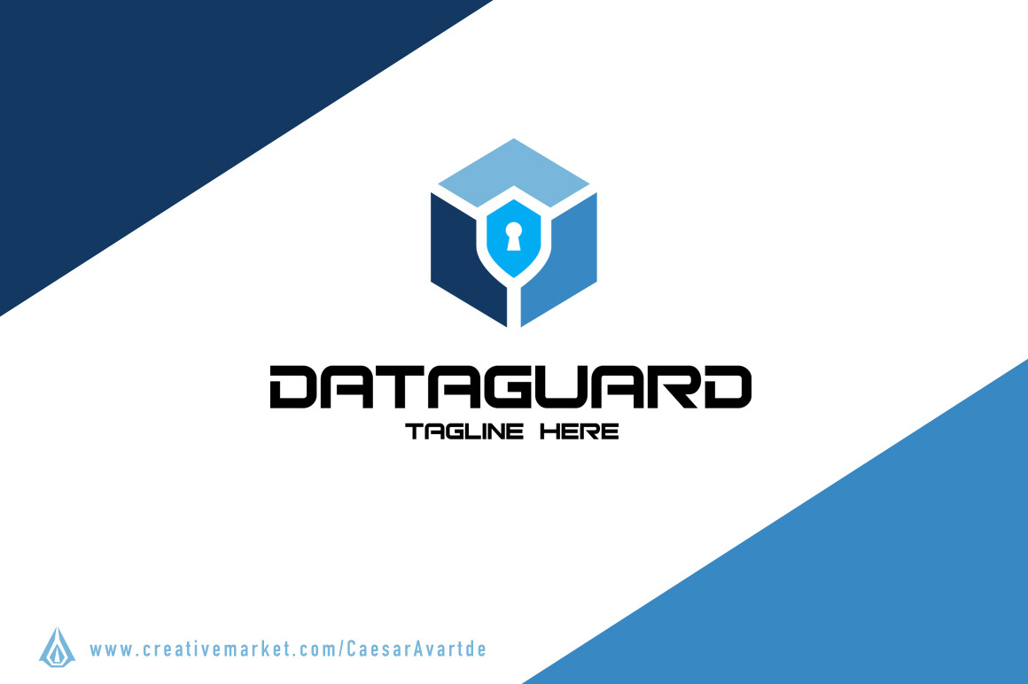 Data Guard Logo Template, a Branding & Logo Template by Avartde Creative