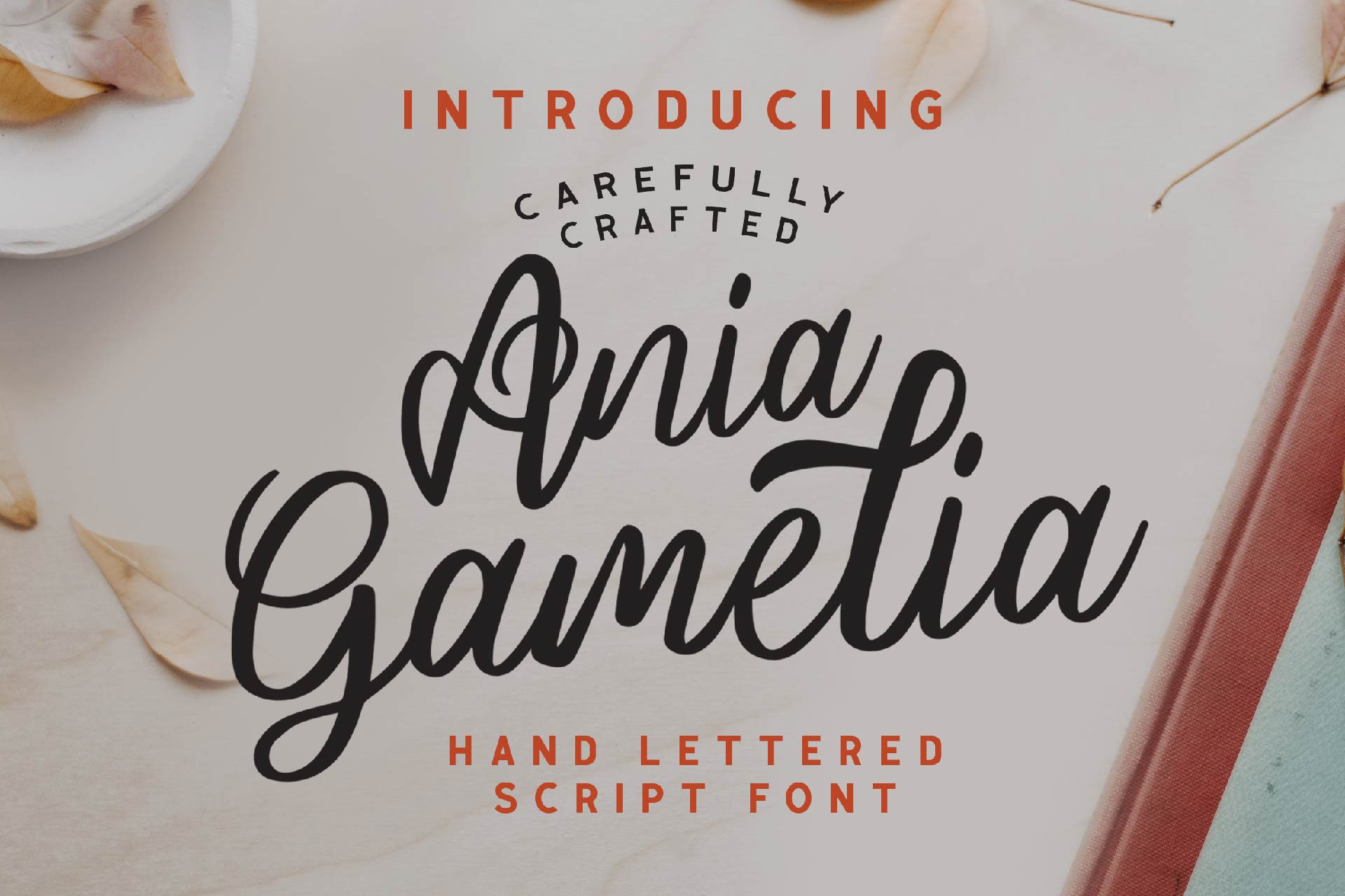 Ania Gamelia - Handlettering Script, a Script Font by KAZ by IanMikraz ...