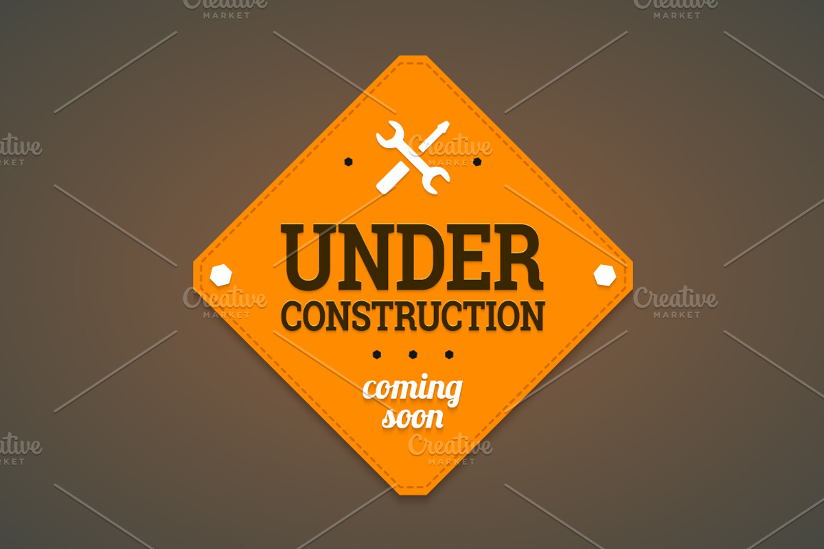 Under construction, a Technology Illustration by zanimanski