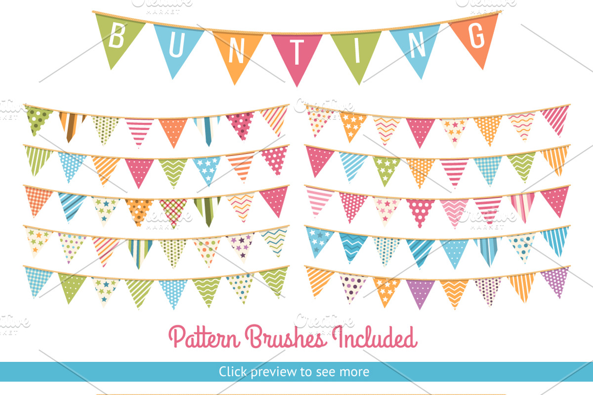Bunting, a Graphic by PixMarket