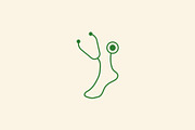 Foot Leg Medical Logo Design Vector | Creative Market
