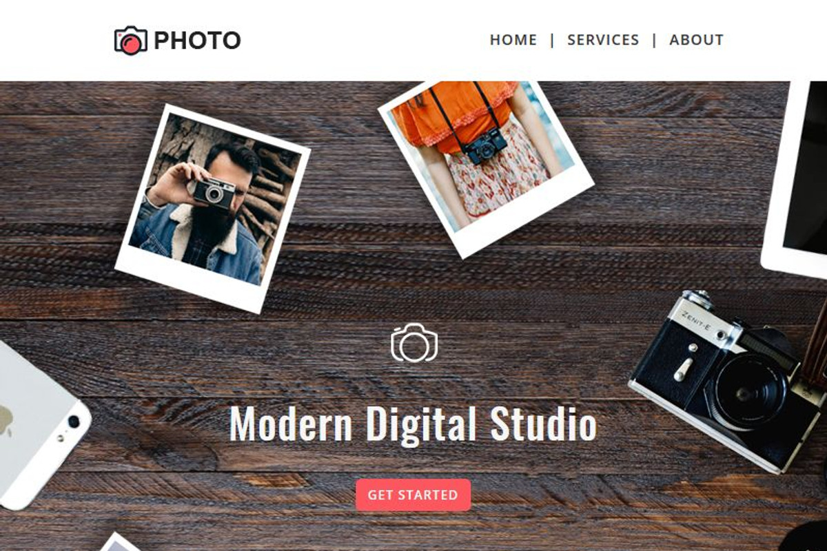 Photography - Email Template, an Email Template by FourDinos