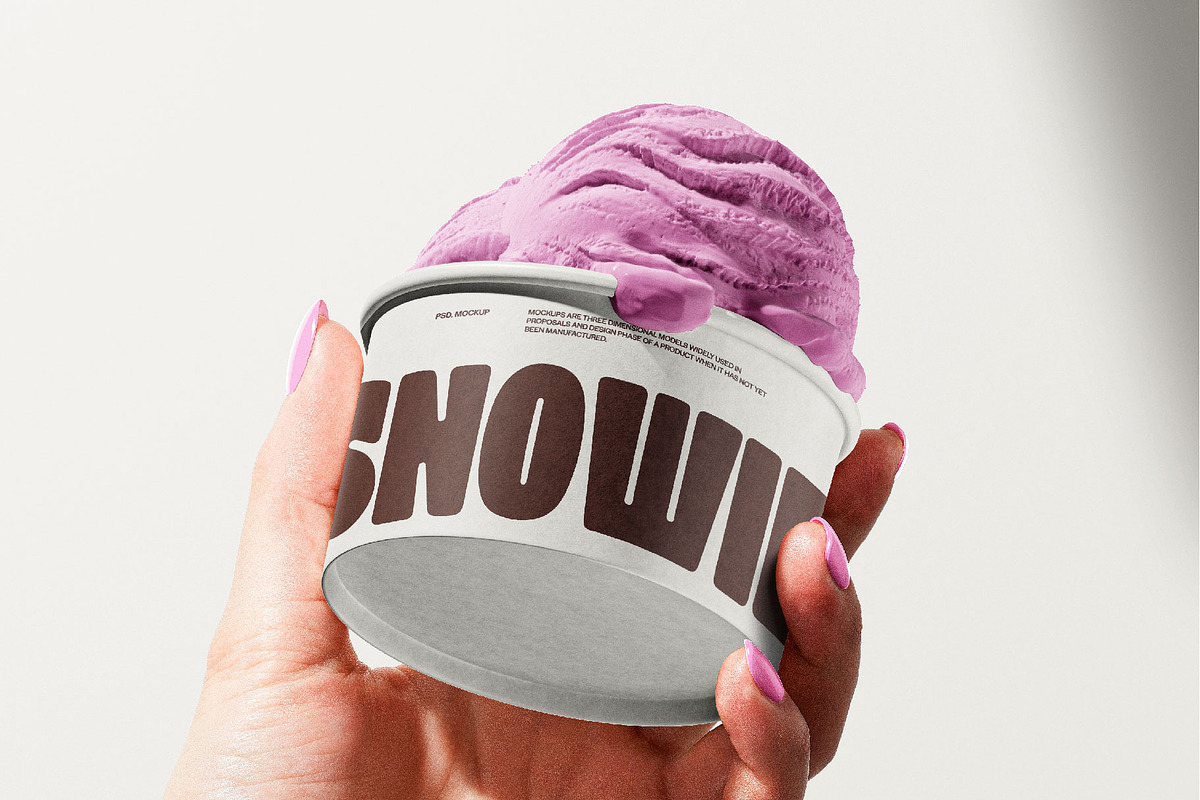 Ice Cream Packaging Mockup Bundle