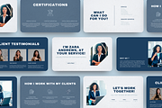 VA Portfolio Website Template Canva, a Landing Page Template by The ...