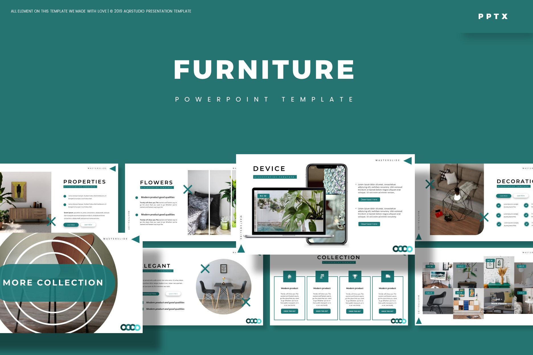 Furniture - Powerpoint Template, a Presentation Template by AQR Studio