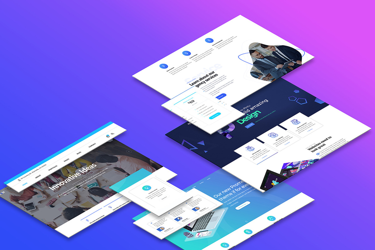 Perspective Screens Mockup, a Device Mockup by KL-Webmedia