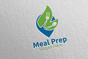 Pin Meal Prep Healthy Food Logo 26 | Branding & Logo Templates ...