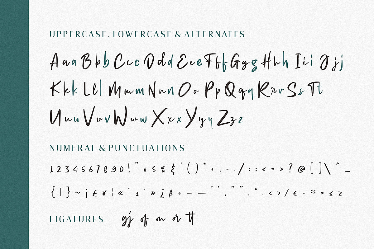 Heinsler | Handwriting Style Font, a Script Font by Eaver Studio