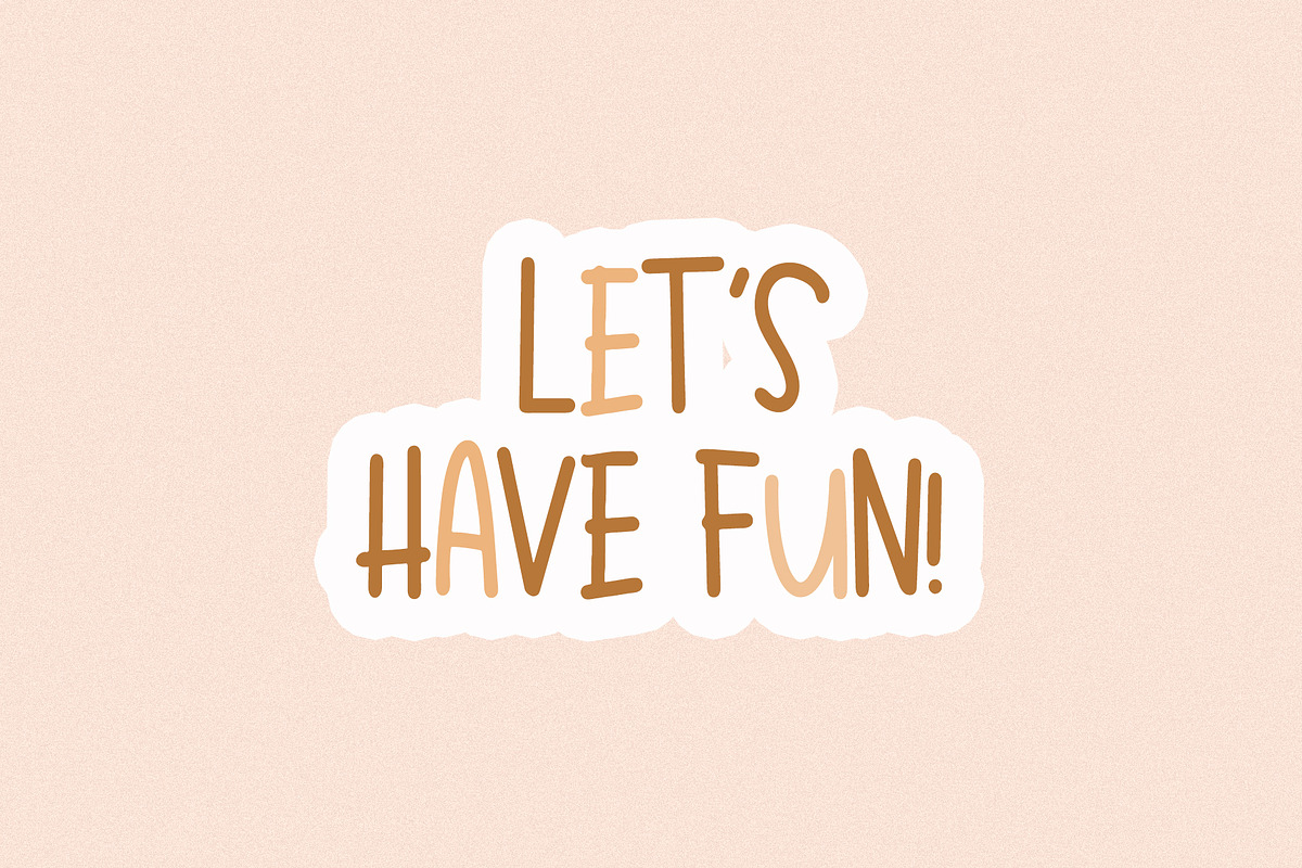 Playdate All Caps Font, a Font by Sweet Fig