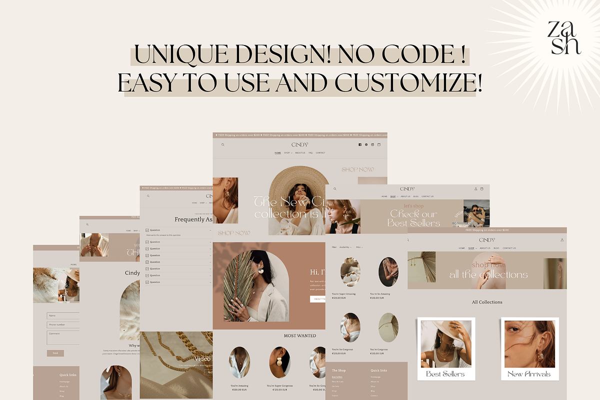 Cindy - Boho Shopify Theme