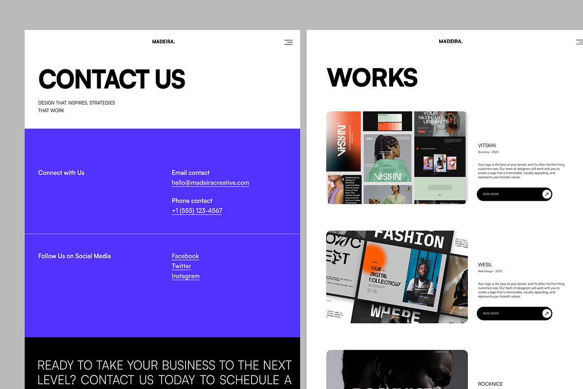 Madeira - Framer+Figma Landing Page, an UI Kit Template by Dirtytemp Studio