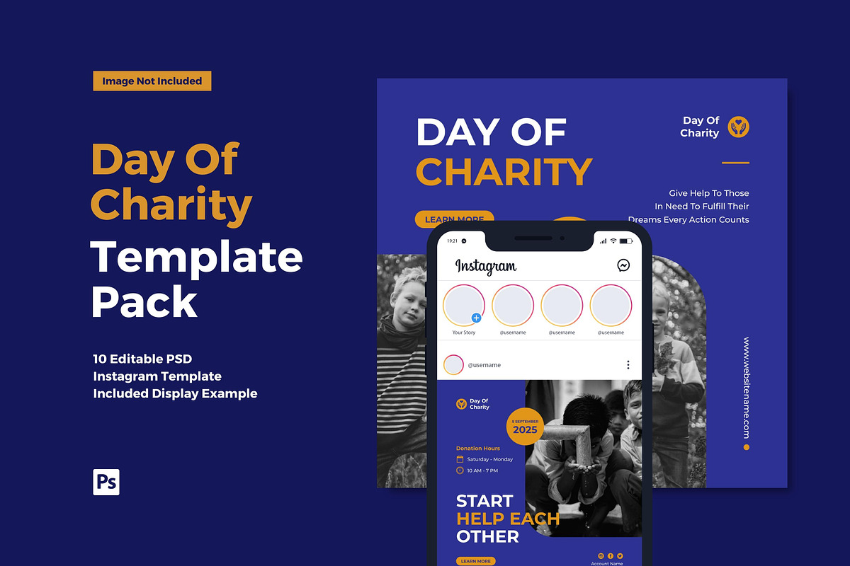 Day Of Charity Instagram Post