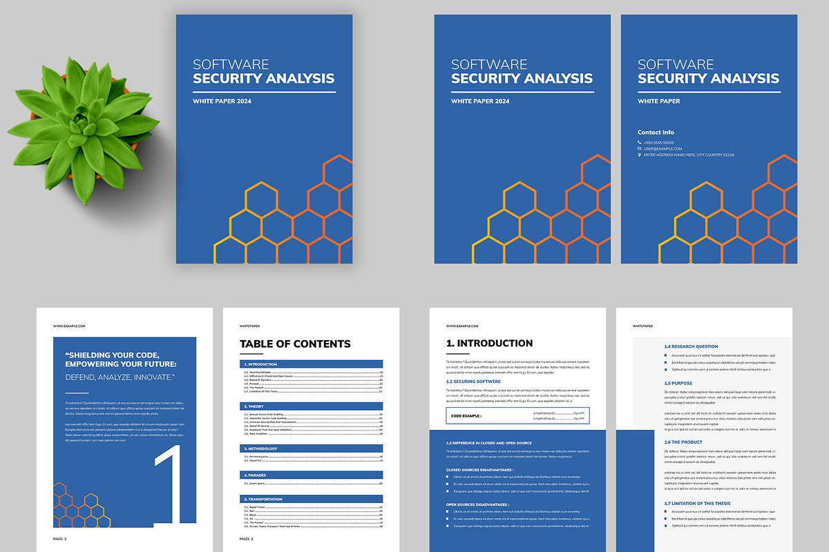 Security White Paper Design Template | Creative Market