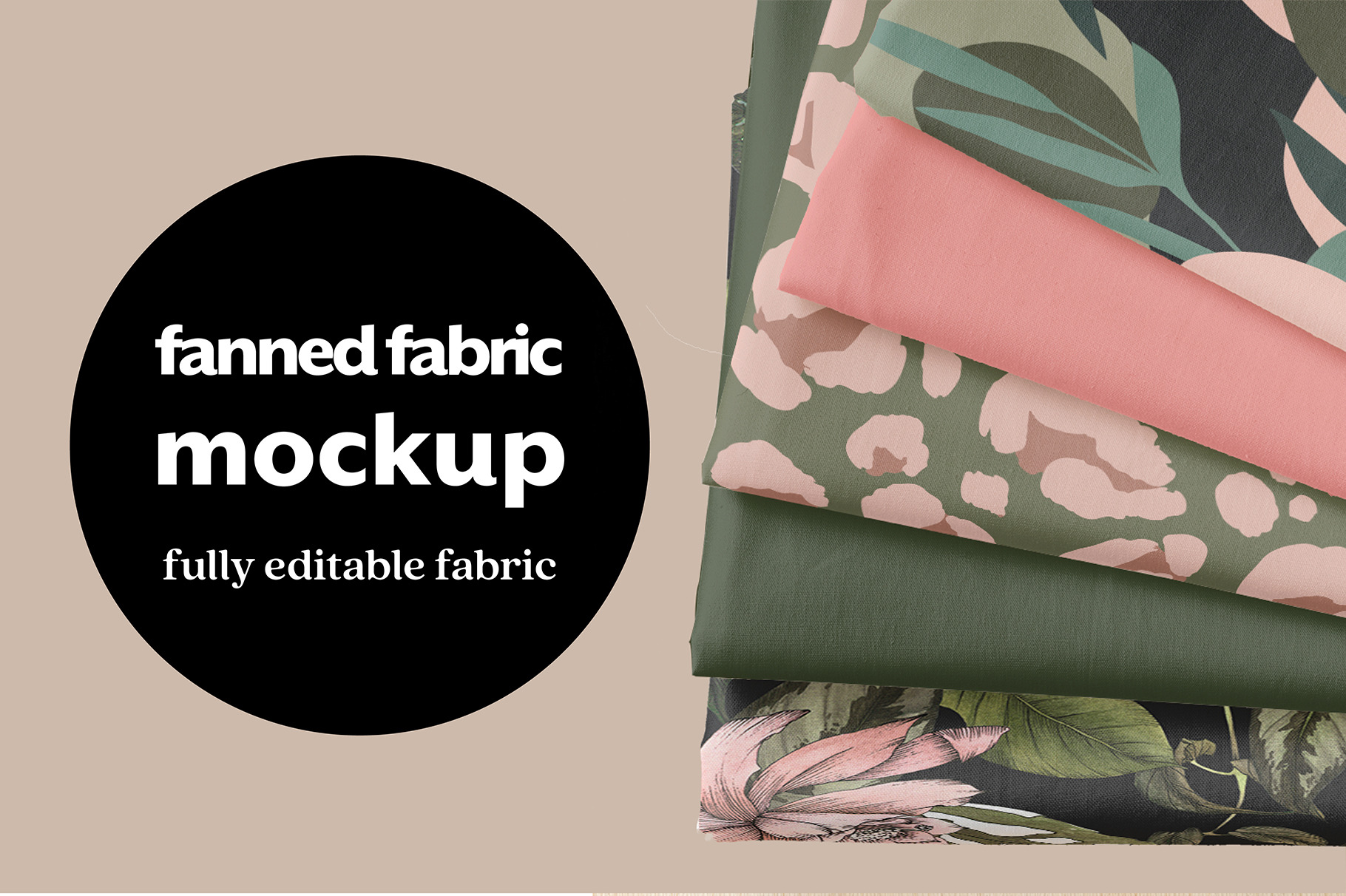 Fabric Collection Mockup 1, a Product Mockup by Nerida Hansen