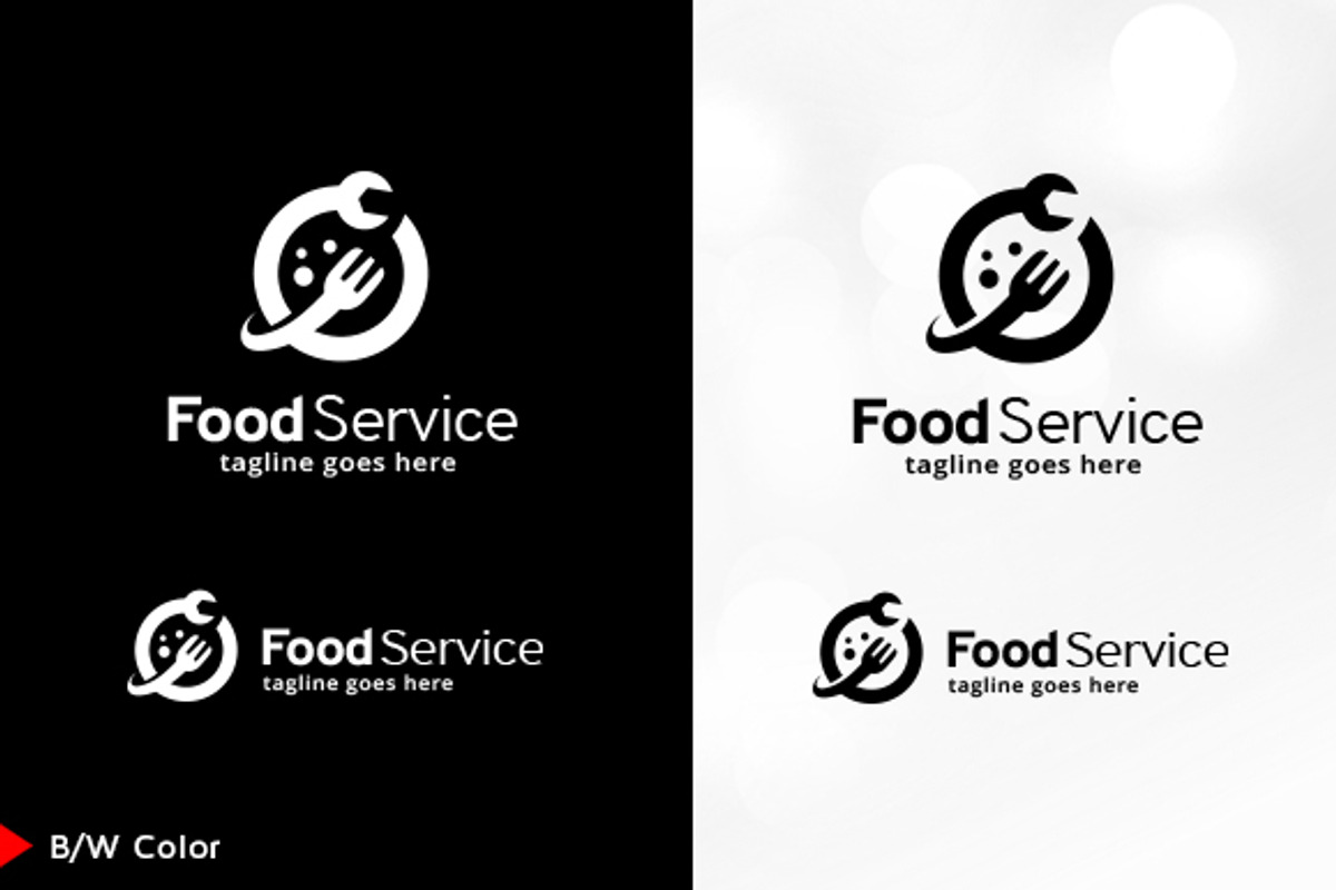 Food Service Logo Template, a Branding & Logo Template by gunaonedesign