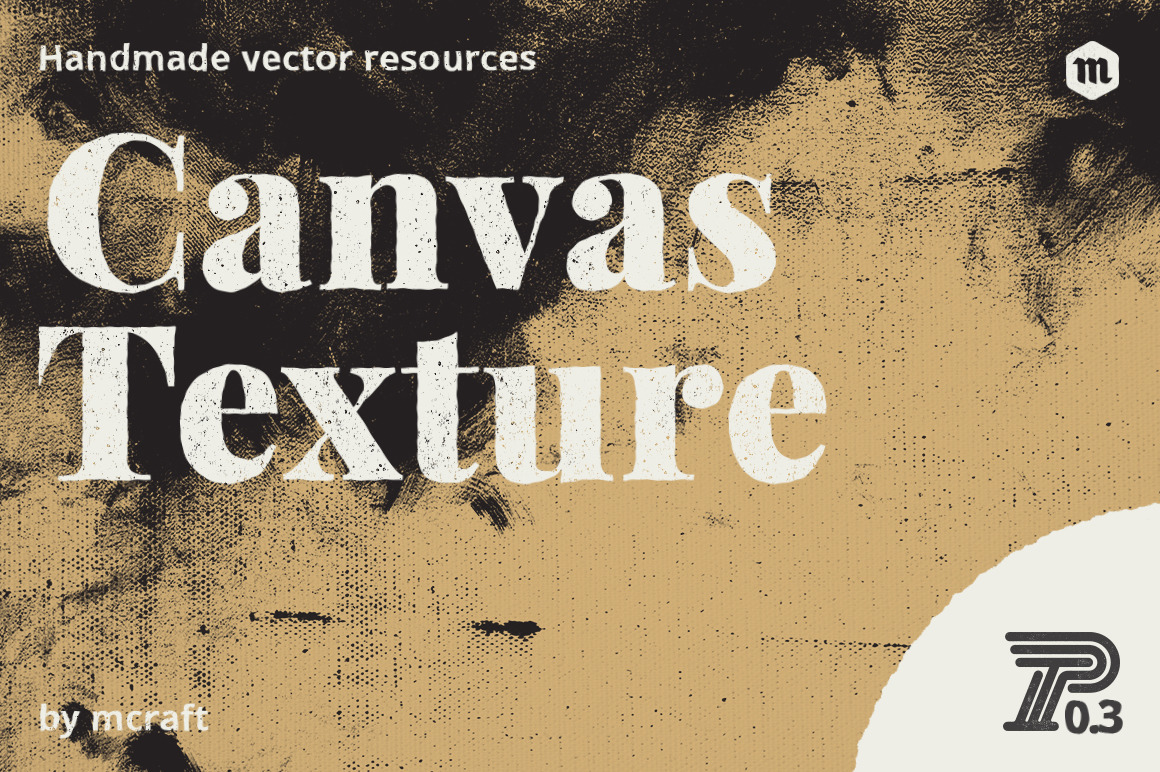 Canvas Texture Background Pack, a Texture Graphic by Headfonts