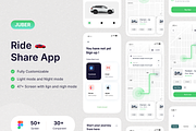 RideShare ios Mobile Apps | Creative Market